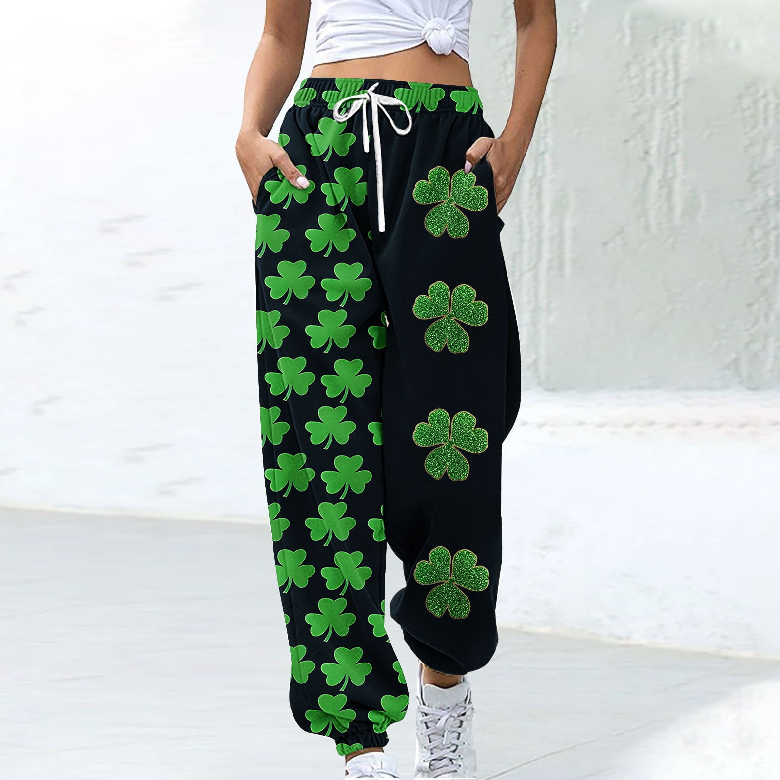 Click here for Styesk Womens Pants Women St. Patricks Fashion Non... prices
