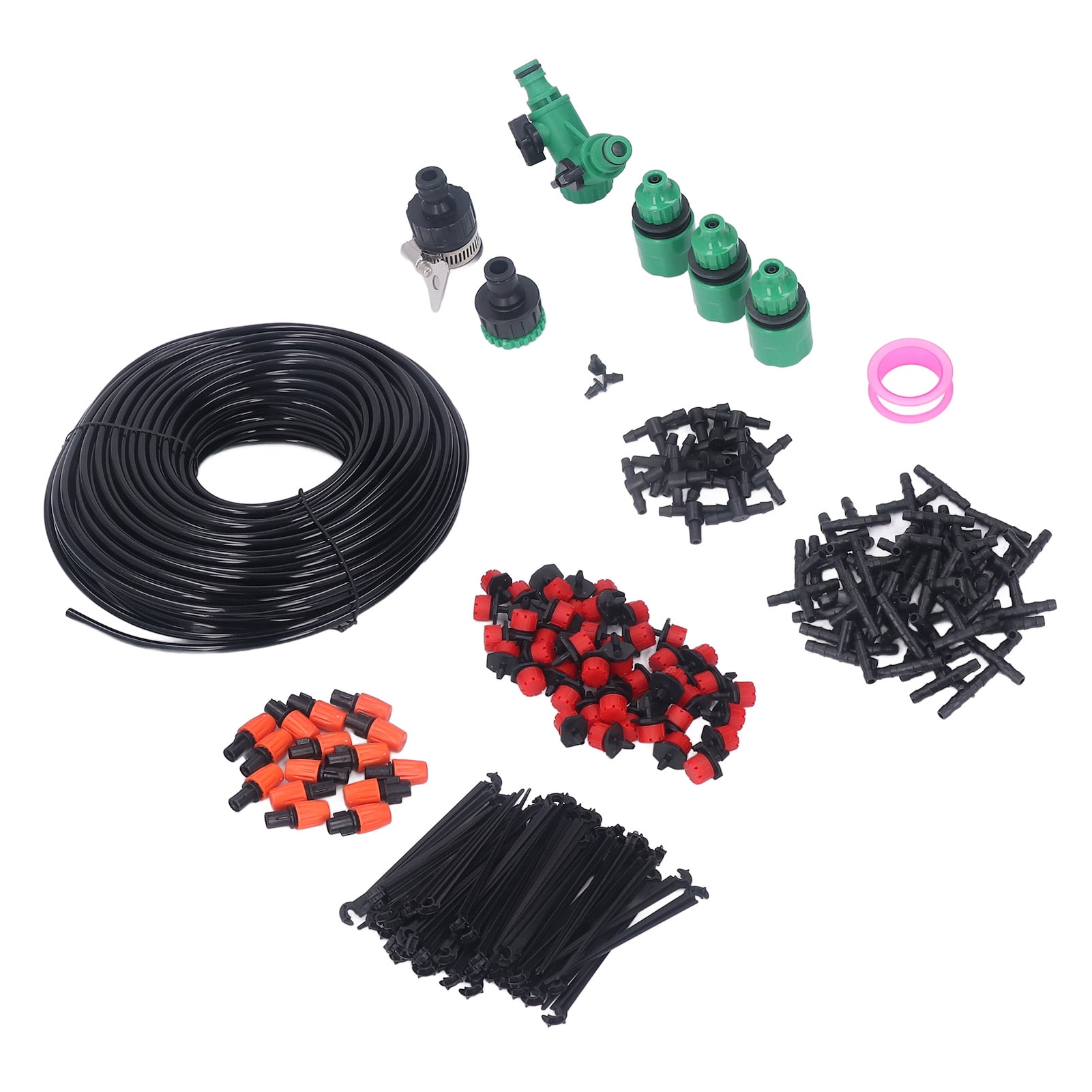 Kit de riego por goteo, kit de riego por goteo de 50 m, sistema de ...