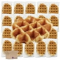 Carlotta's Authentic Belgian Pearl Sugar Waffles, Individually Wrapped ...