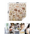 Cloth Napkins Set of 2 - 20x20 Inches, Fall Mushroom Washable Reusable ...