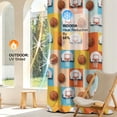 Basketball and Hoop Multicolor Pattern Blackout Curtains,Triple Weaved ...
