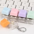 Keyboard Clicker Finger Toy Mechanical Style Keychain with LED Lighting ...