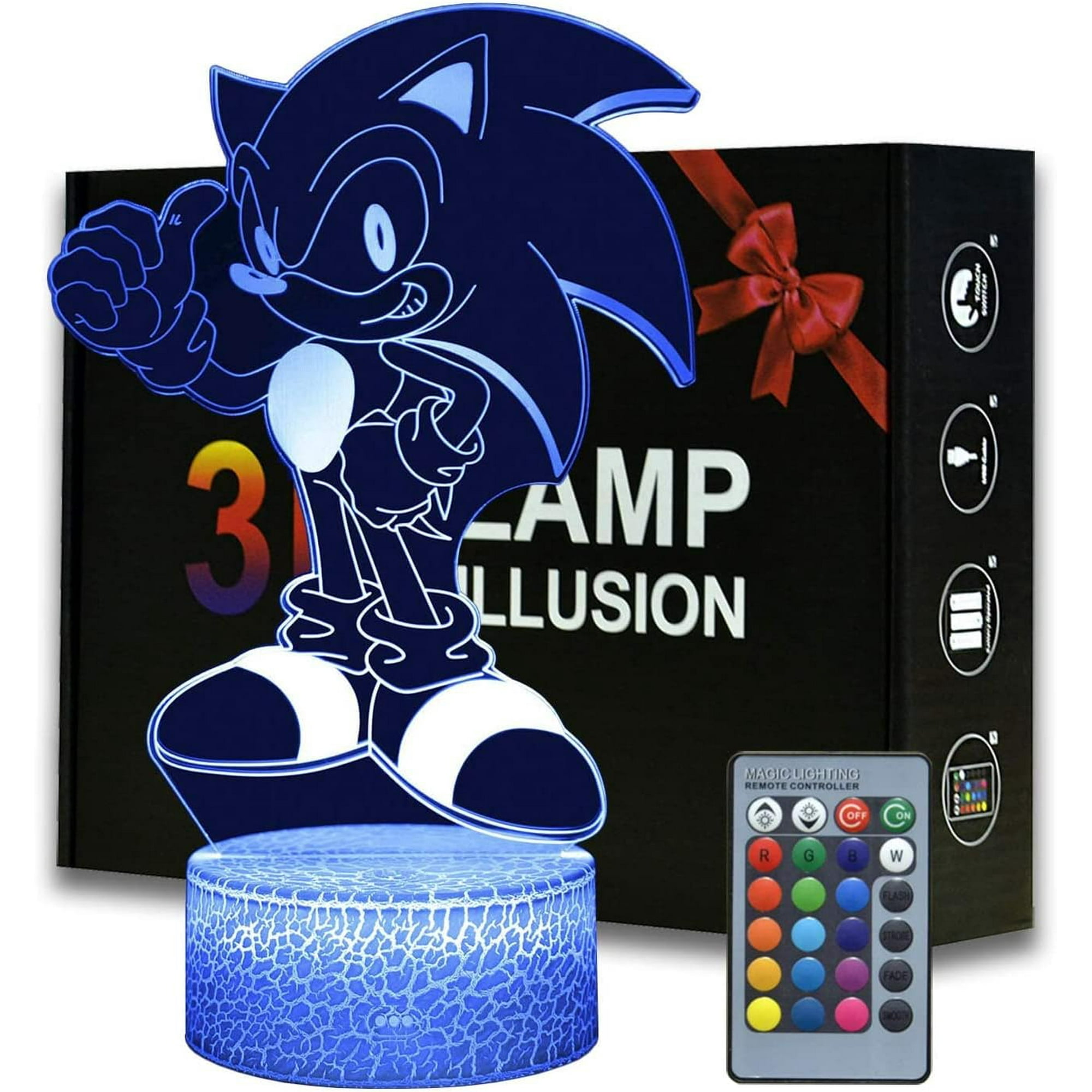 Click here for Unbranded Sonic 3d Illusion Lamp  Sonic D Night Li... prices