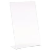 Vertical 4x6 Tabletop Acrylic Photo Booth Frames - Clear Plastic Stand ...