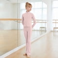 Girls Ballet Long Sleeve Practice Leotard Flexible Fit Elegant ...