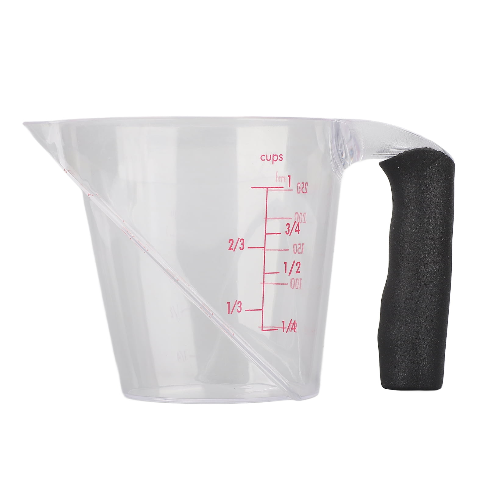 Taza medidora de plástico, taza medidora, taza medidora en ángulo ...