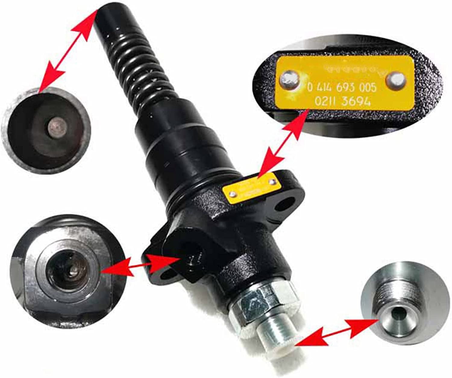 Seapple D7E Engine Fuel Injection Unit Pump 28258683 Compatible with ...