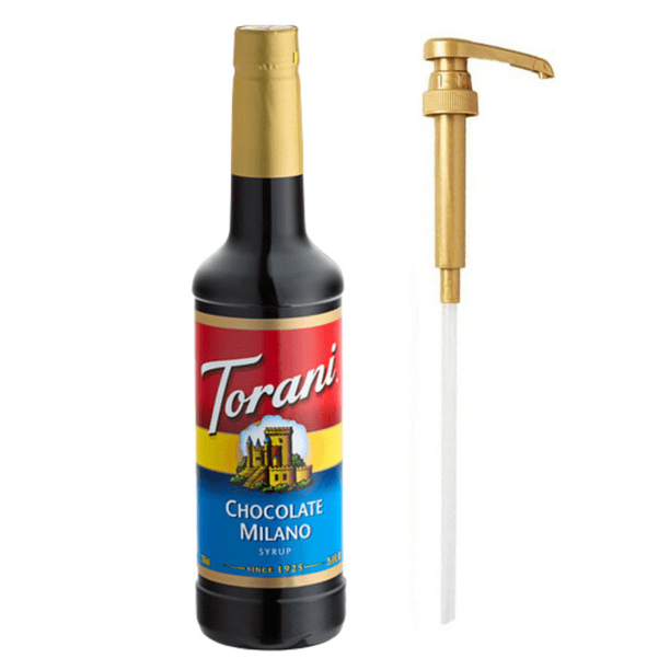 Torani Chocolate Milano Flavoring Syrup Plastic 750 mL Bonus Squeeze ...