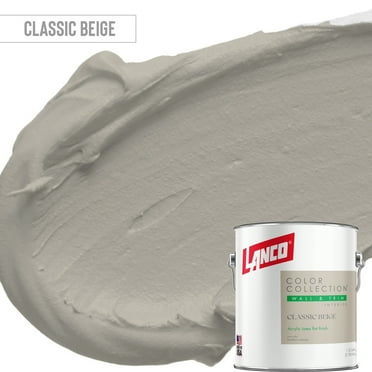 Lanco Color Collection Semi-Gloss Interior Wall & Trim Paint, Off-White ...