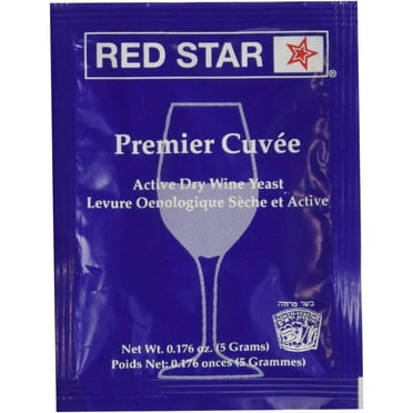 Red Star Premier Blanc Wine Yeast,5g - 5 packages - Walmart.com