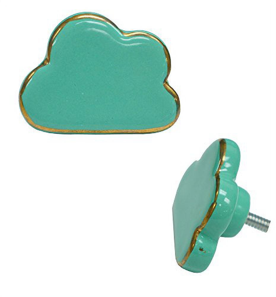NACH ve-0852 Cloud Knob, Metal, Enamel finish, Set of 10 - Walmart.com