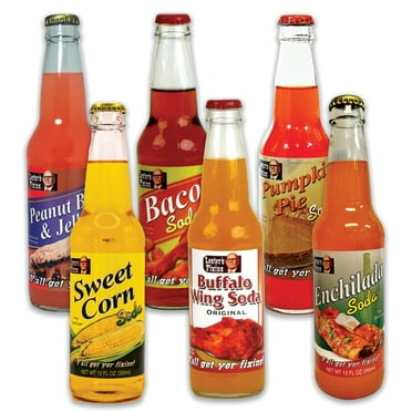 Lester's Fixins' Unique Gourmet Soda 6 Pack, Crafted Like Popular Foods ...
