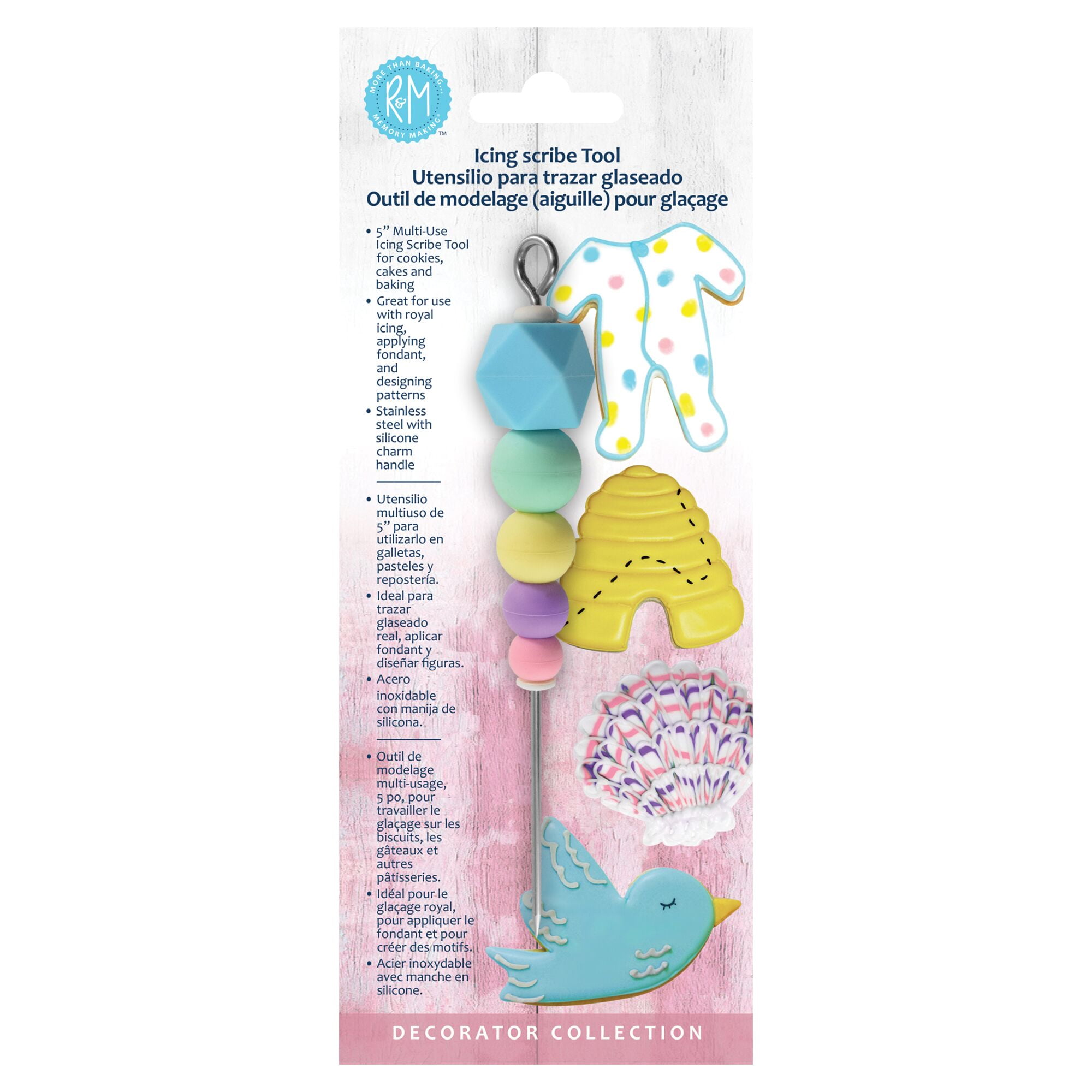 Food & Fermenting Baking Tool Macaron Tool Silicone Scribe Royal Icing ...