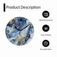 10 Inch Wall Clock Battery Operated Square Clock for Office, Kitchen ...