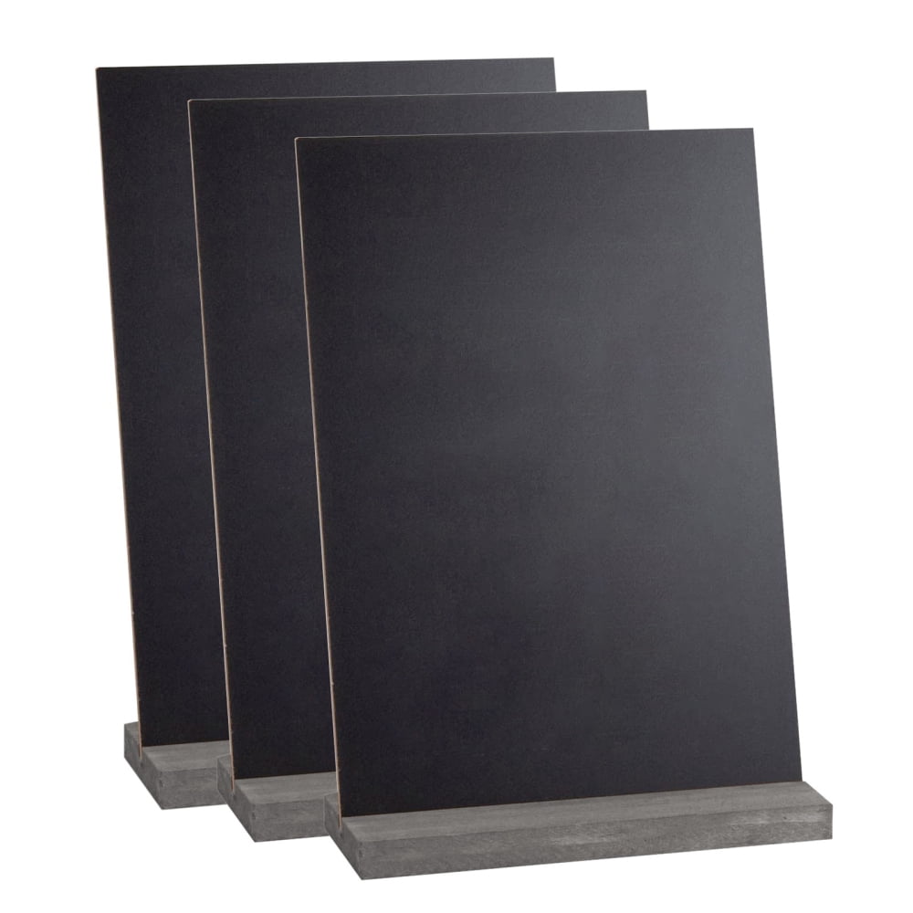 3 Pcs Mini Chalkboard Signs,Double Side 6 x 9 Inch Vintage Wooden ...