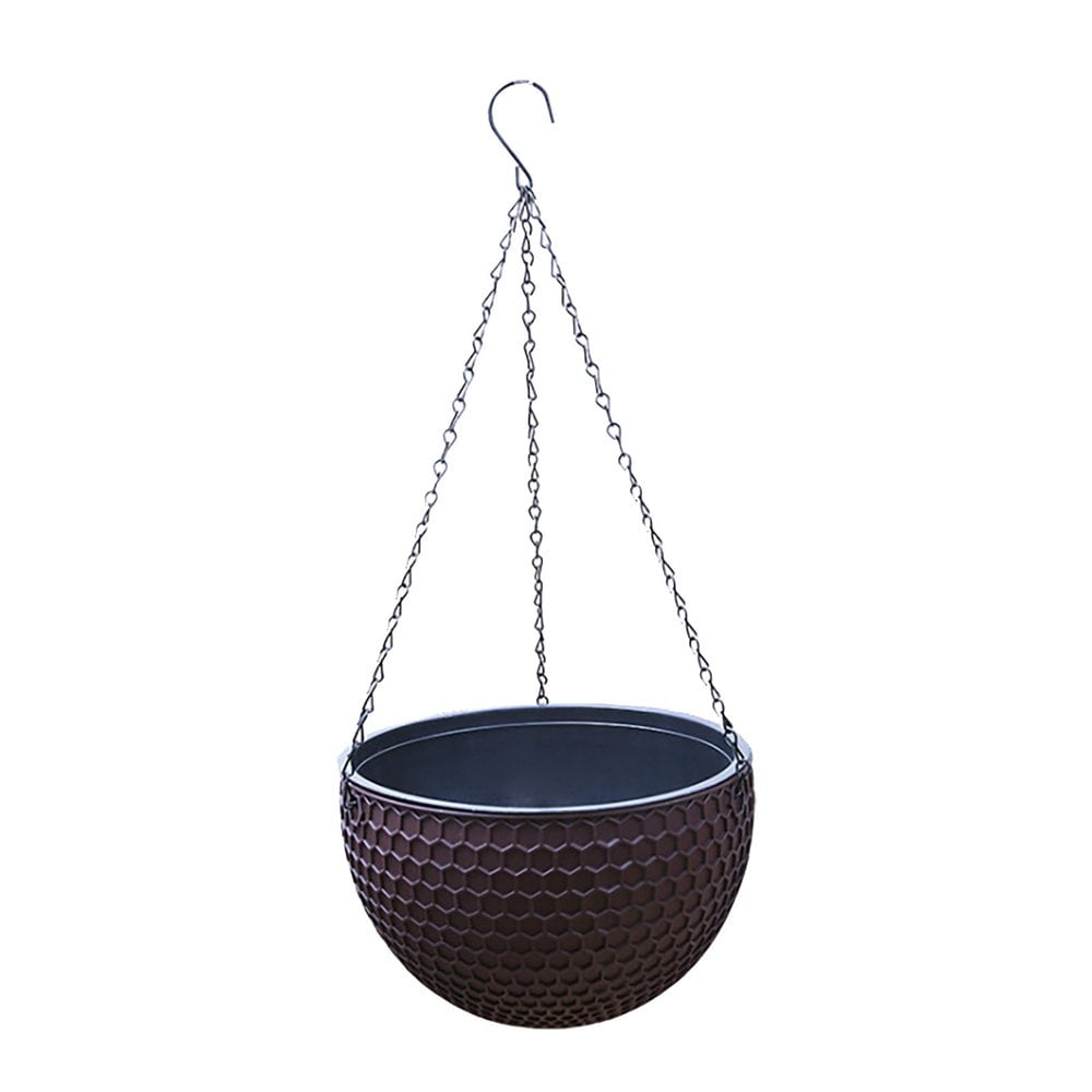 Click here for Bamboohart 18.1 Inch Self-Watering Hanging Planter... prices