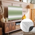 Indoor Elastic TV Cover, Sage Green White Ombre Dust Proof TV Screen ...