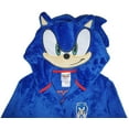 Sonic The Hedgehog Kids Character Bathrobe: Boys Blue Costume Plush ...
