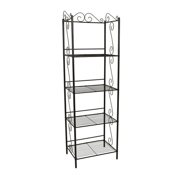 Monarch Bookcase 70"H / Copper Metal Etagere - Walmart.com