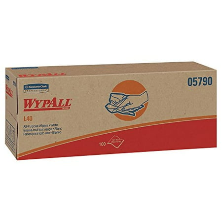 Wypall 05790 L40 All-Purpose Wiper in A Pop-Up Box, 16.4" Length X 9.8 ...