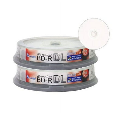 50 Pack Smartbuy Mini DVD-R 3 inch 8cm 4X 1.4 GB 30 Min Blank ...
