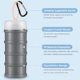 Baderke 2 Pcs Protein Powder Container with Funnels Stand, 4 Stackable ...