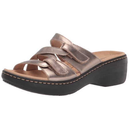 Clarks Women's Merliah Karli Sandal, Metallic Leather, 6 - Walmart.ca