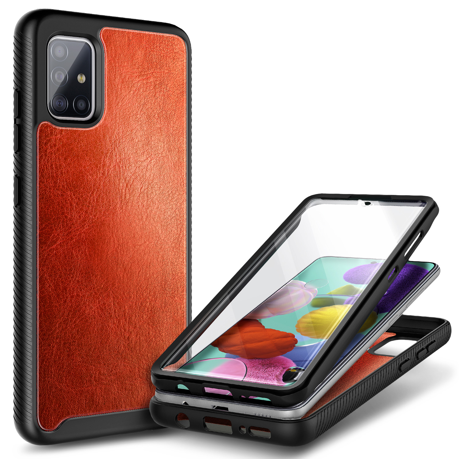 For Samsung Galaxy A51 Case, with Built-in Screen Protector, Nagebee ...