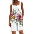 Uaswgudfs Women's Abstract Marble Print Sleeveless Overalls Adjustable ...