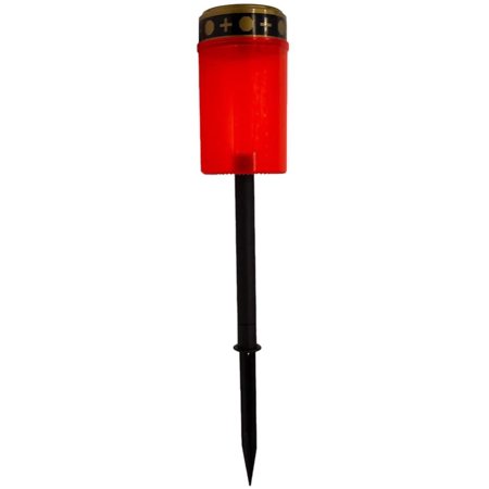 Solar Candle Light, LED Cemetery Candle Lamp Flameless Outdoor ...