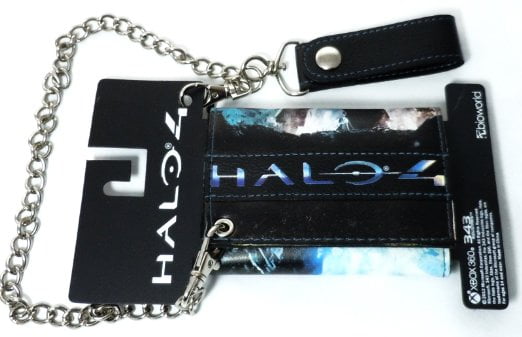 HALO - Wallet - Halo 4 - New Halo 4 Print W/logo Chain Tri-Fold Anime ...