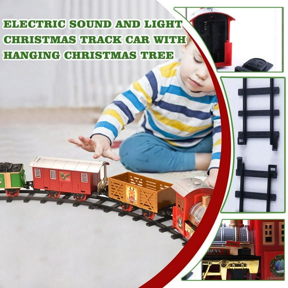 EZTEC North Pole Express Christmas Train Set - Battery Operated, 29 ...