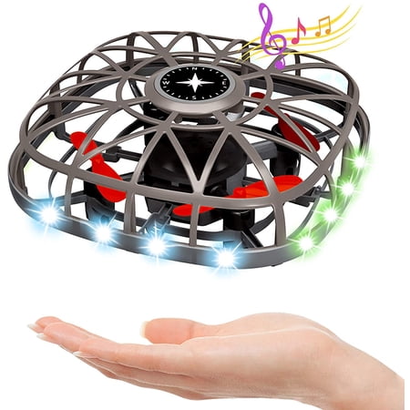 Hand Operated Drone for Kids Toddlers Adults, Flying Toy - Mini LED ...