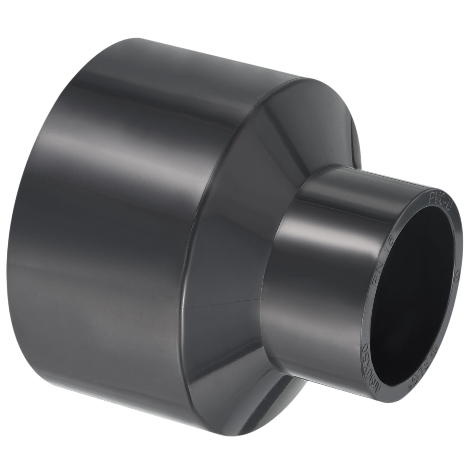 Uxcell 3.5x2" ID Reducer Pipe Fitting PVC Straight Socket Coupling ...
