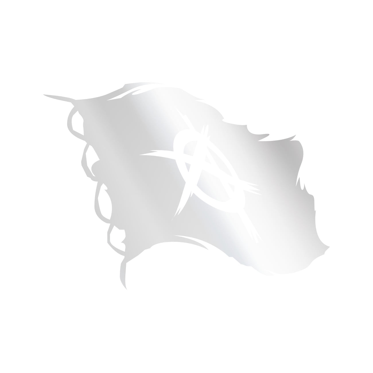 Anarchy Flag Sticker Decal Die Cut - Self Adhesive Vinyl - Weatherproof ...