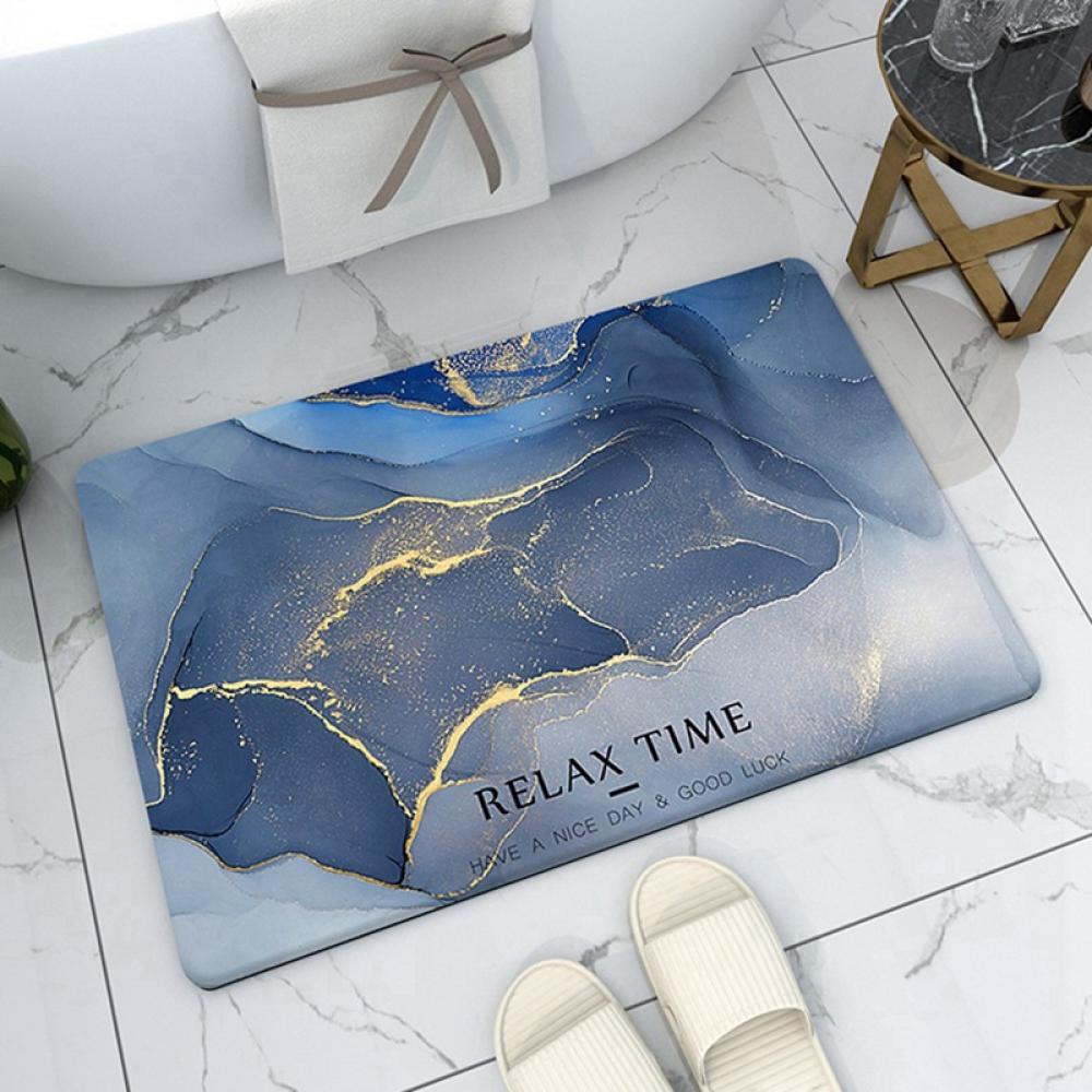 Autmor Diatomaceous Earth Shower Mat, Nonslip Stone Bath Mat,Super ...