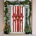 KeirineCC Christmas Front Door Decoration, Christmas Elastic Fabric ...