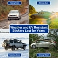 Ellopi 3x9 " Hilarious Anti-Tailgating Vinyl Warning Bumper Stickers, 1 ...