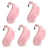 5 Count Flamingo Decor Vase Inflatable Cake Topper Office Pink ...