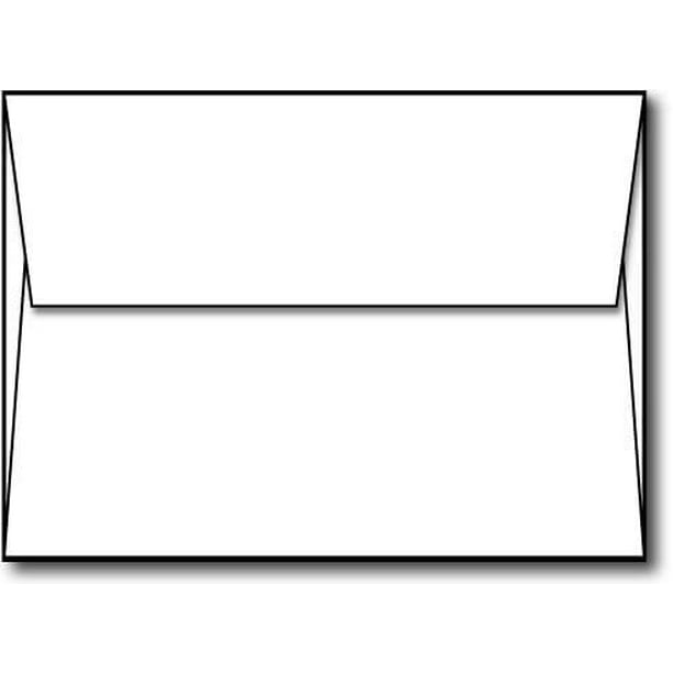 White 4x6 Envelopes for Invitations and Photos - A4 Envelopes (4 1/4" x ...
