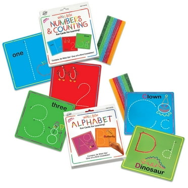 Wikki Stix WKX606-2 Alphabet Cards Set, Multi Color - Case of 2 ...