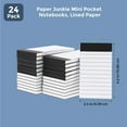 Free Shipping! Paper Junkie Mini Notepads with Lined Paper, 2.4 x 4.2 ...