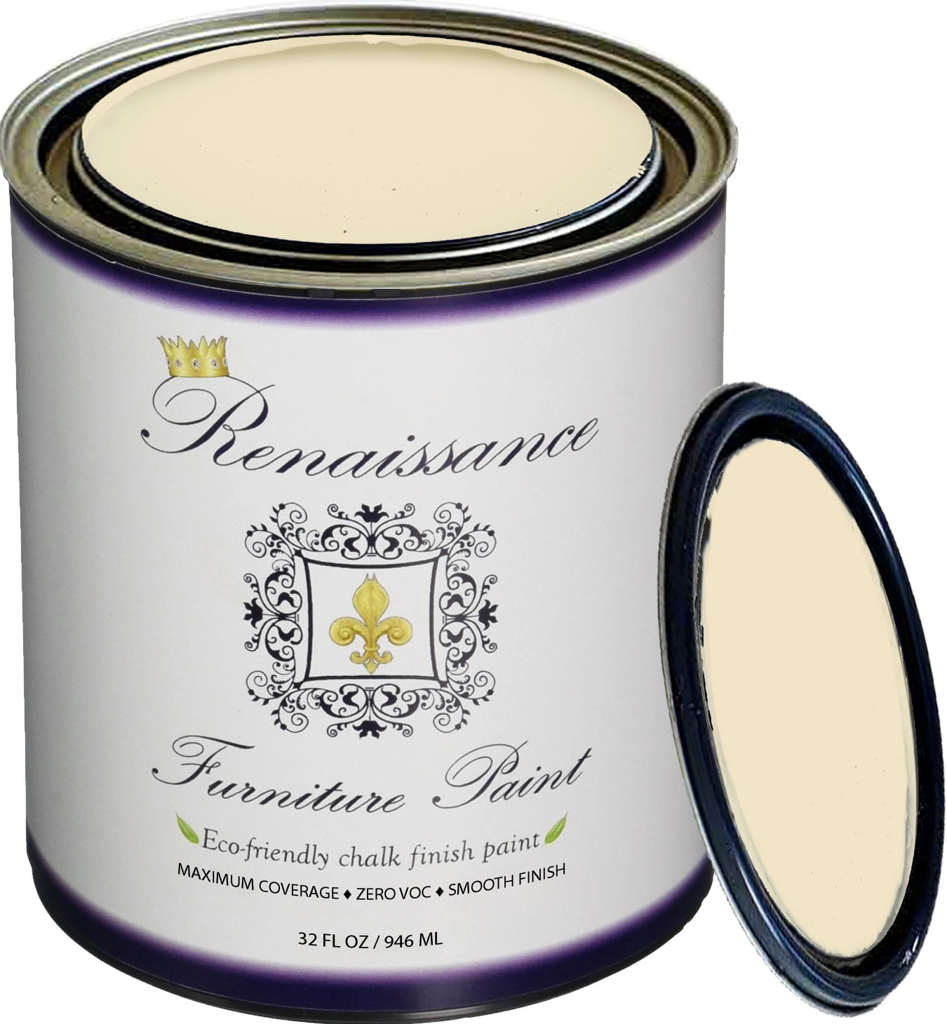 Renaissance Chalk Finish Paint - Gypsum Quart (32oz) - Chalk Furniture ...
