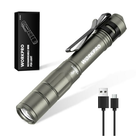 LUXPRO 360 Lumen Dual Power Rechargeable Focusing Penlight LED ...