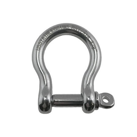 Stainless Steel 316 Forged Bow Shackle 3/8" Marine Grade | Walmart Canada