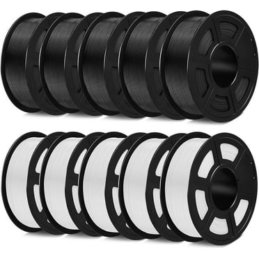 Black Color 3D Printer Filament 1kg/2.2lb 1.75mm PLA MakerBot RepRap ...