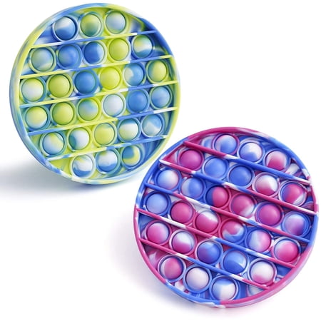 Pop Bubble Fidget Toy Push Bubble Popping Fidget Sensory Toy, Autism ...