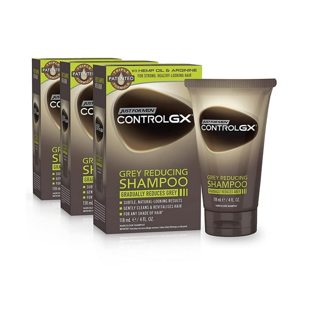 Just For Men ControlGX Grey Reducing Shampoo (3 pack) (Bundle ...