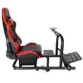 Supllueer Racing Sim Cockpit with Seat Upright Stable Fit Logitech ...