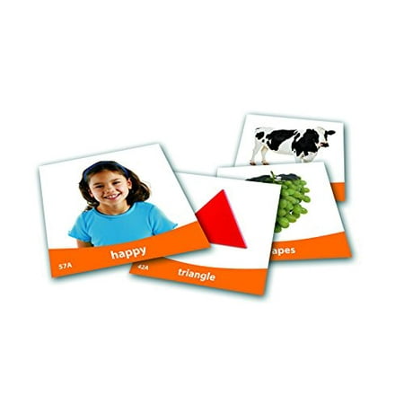 Learning Resources Basic Vocabulary Photo Cards, Vocab/Phonics Learning ...